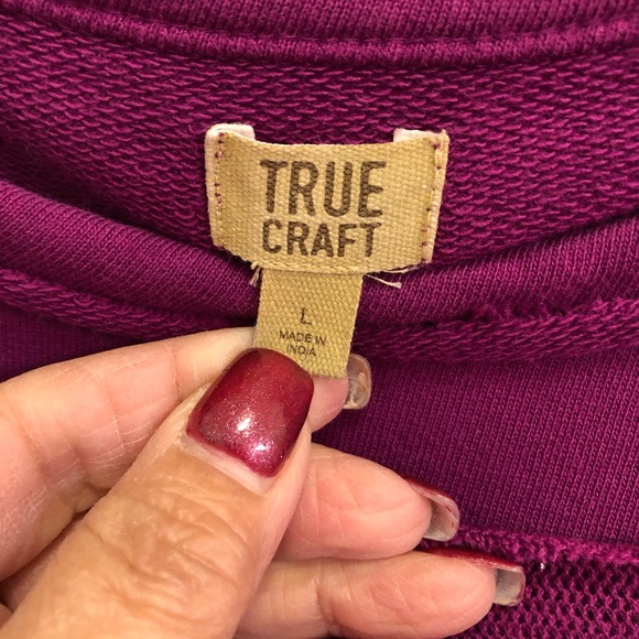 True Craft | Tops | True Craft Top Fuschia Size L | Poshmark